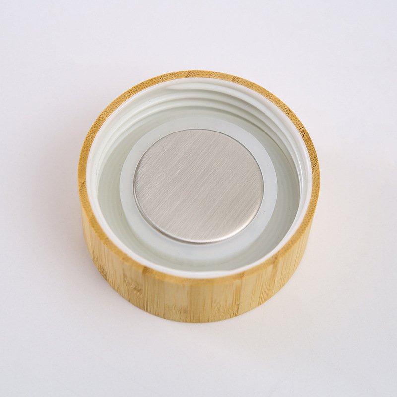 Bamboo Lid Glass Water Bottle With Sleeve - Water Bottle Manufacturer