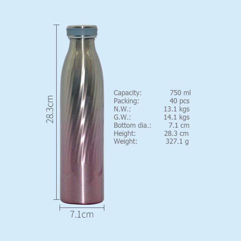 Gradient Stainless steel Double-wall vacuum Thermos - Water Bottle ...